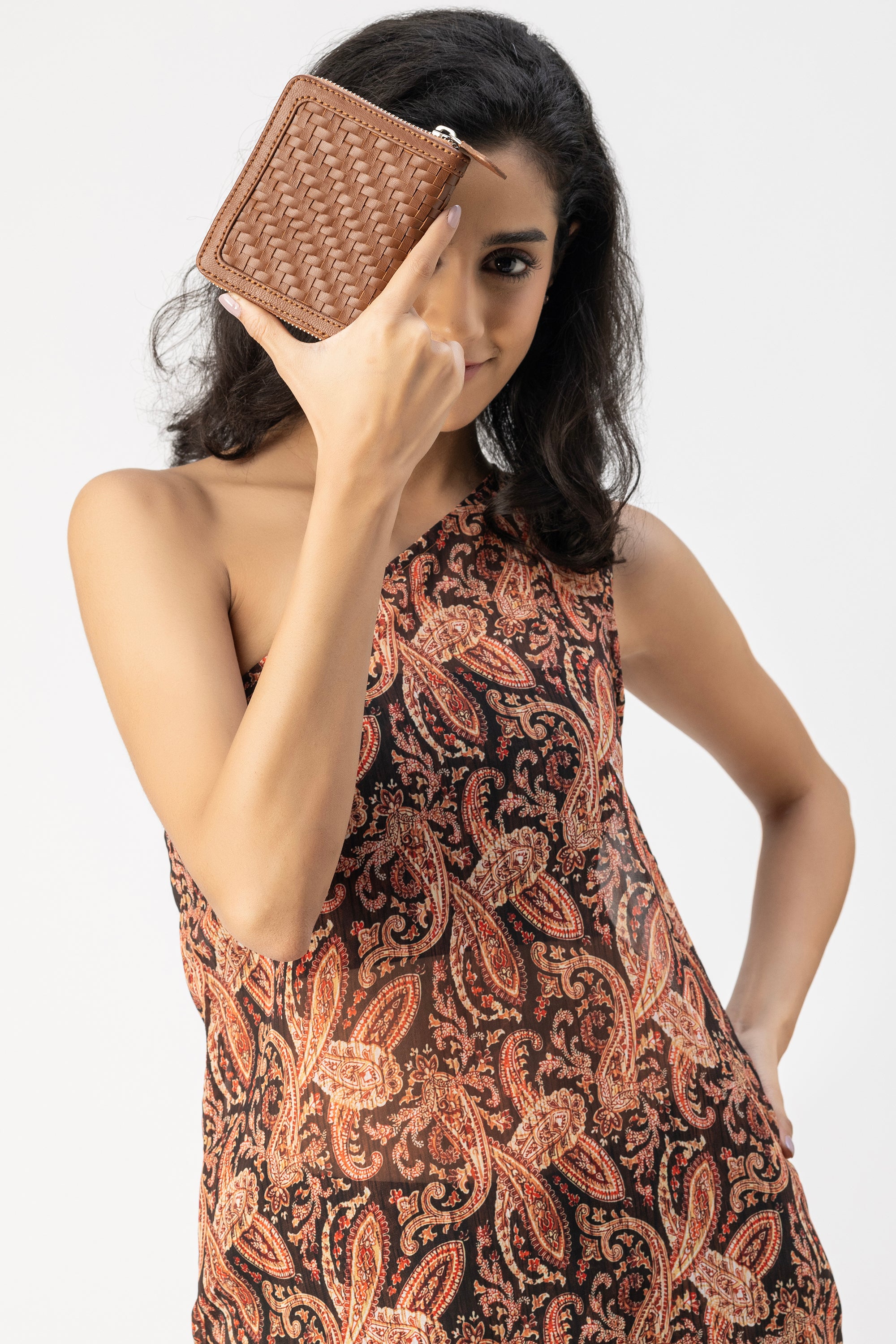 Buy Leather Halley Brown Wallet Online for Women | Abelardo De Moda